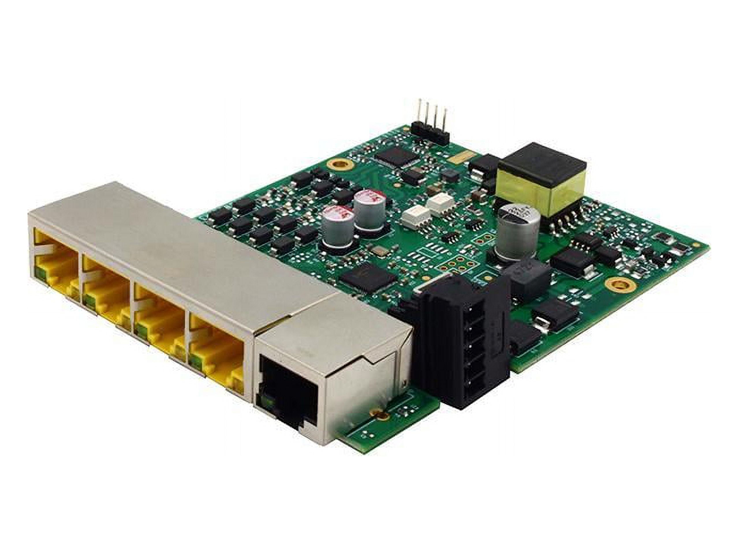 Brainboxes SW-125 Embedded Industrial 5 Port PoE+ 10/100 Ethernet ...