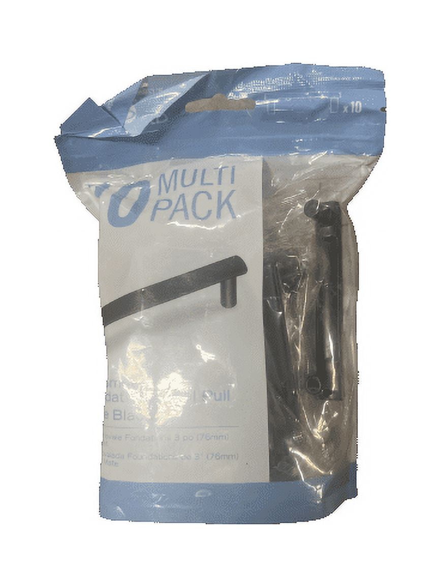 Brainerd - 10 PACK - 3" Foundations Oval Pull Matte Black P44400W-FB-SP ...