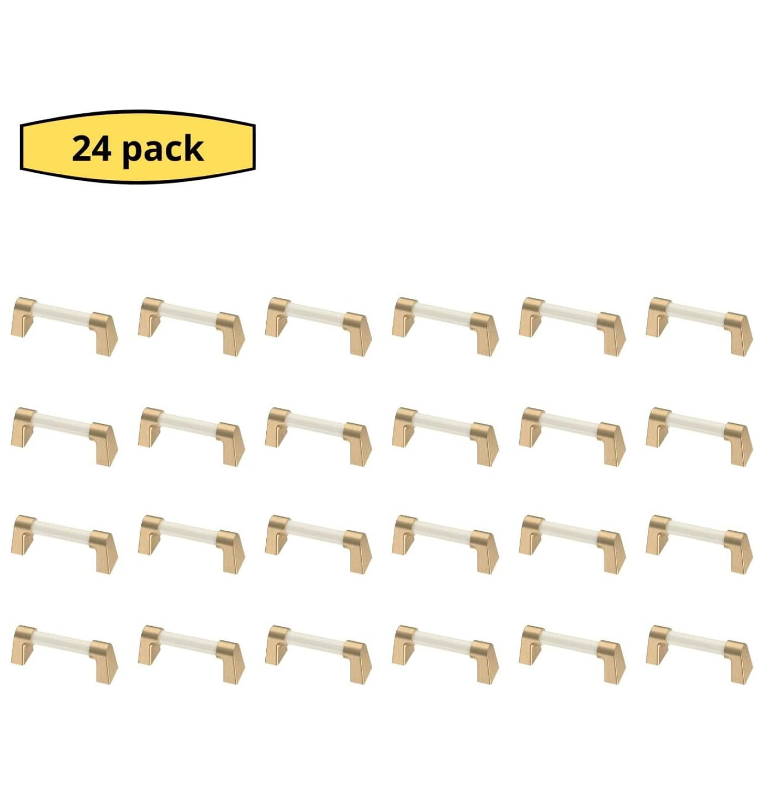 Brainerd 24 Pack Pull Handles for Cabinets and Drawers Modern Ceramic ...