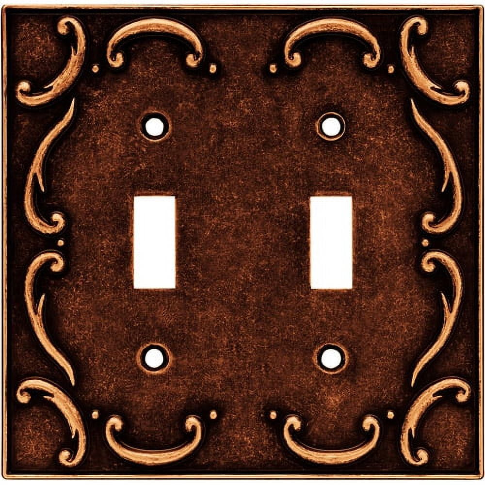 Brainerd French Lace Double-Switch Wall Plate, Decorative Electric ...