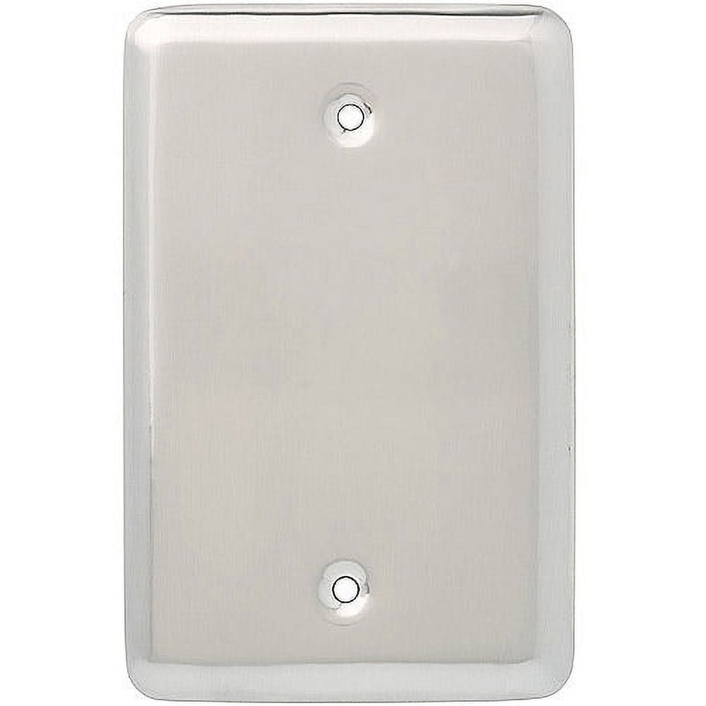 Brainerd Rounded Corner Single Blank Wall Plate, Available in Multiple ...
