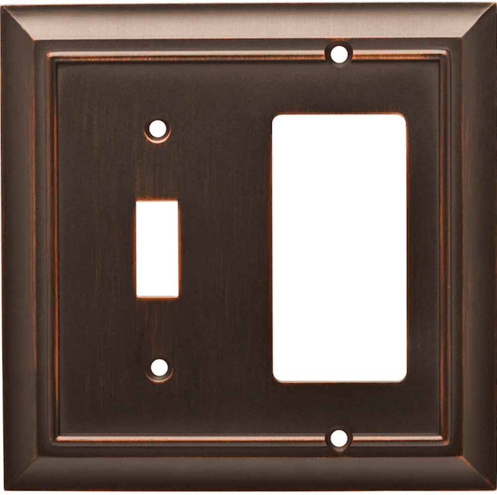 Brainerd W10601-BZM Architect Matte Bronze Switch / GFCI Wall Plate ...