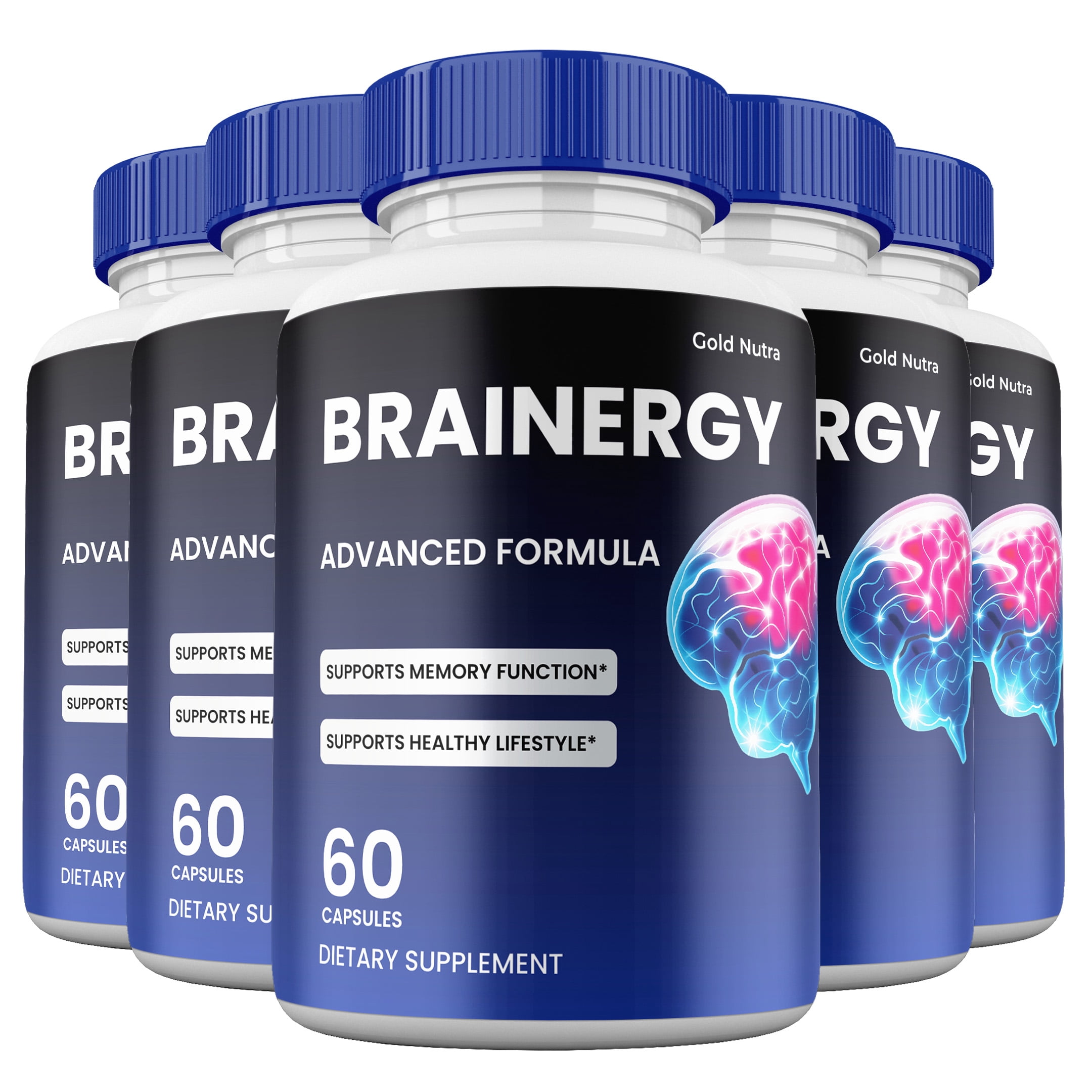 Brainergy Capsules, Advanced Maximum Strength Pills All Natural ...