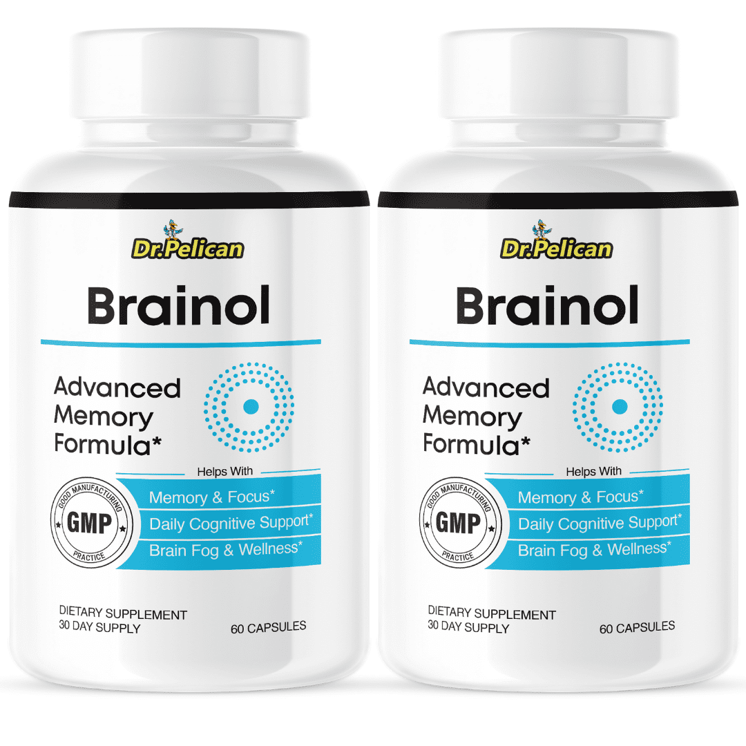 Brainol- Brain Support- 2 Bottles- 120 Capsules - Walmart.com