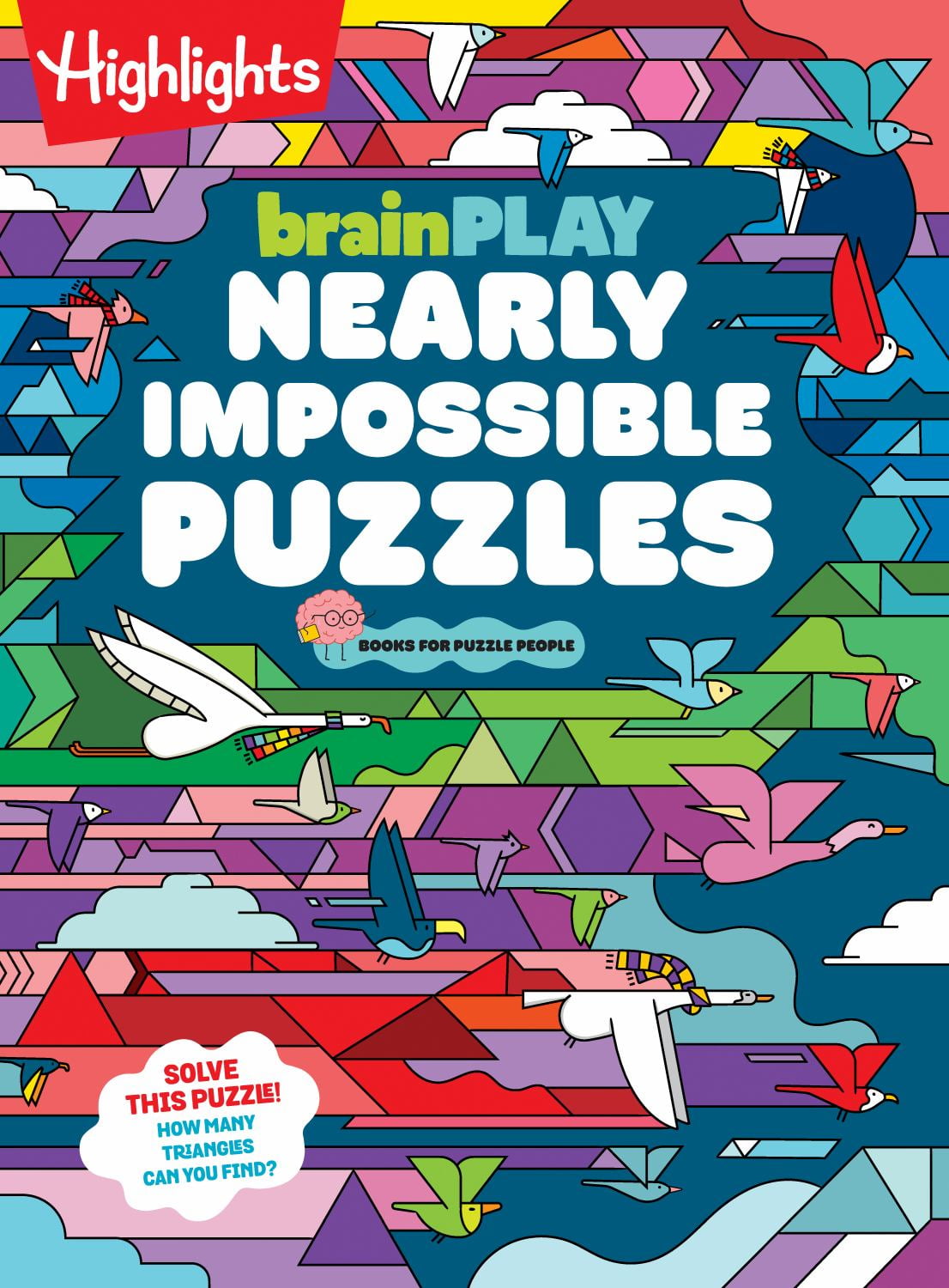 BrainPLAY Nearly Impossible Puzzles: Highlights Puzzle Book for Kids ...