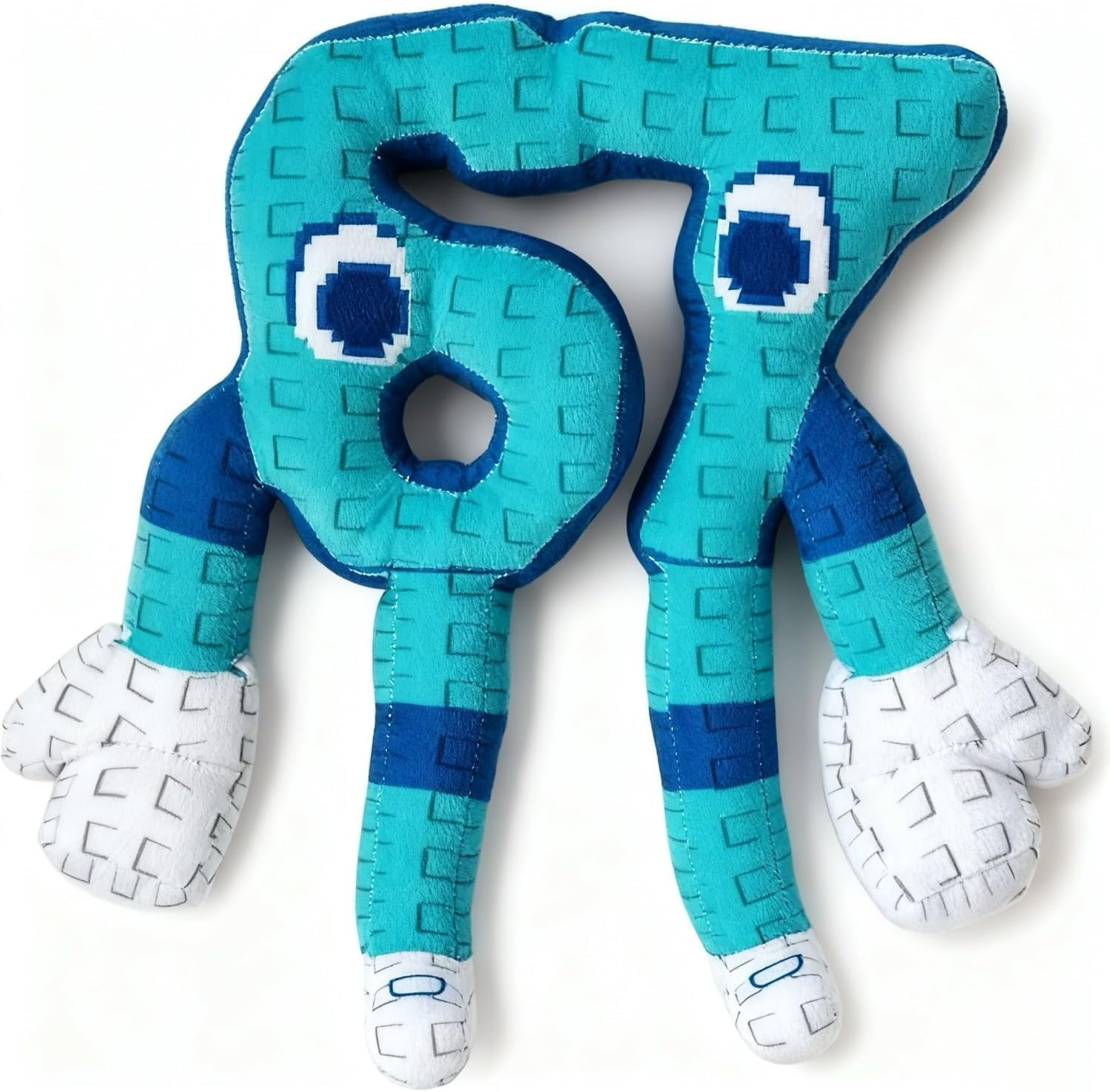 Brainrot 67 Plush Italian Brainrot Six Seven Plush Blue Style 10 inch ...