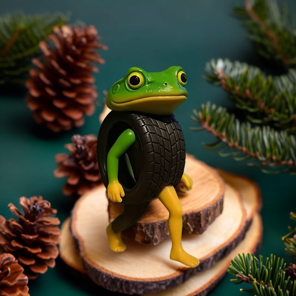 Brainrot Animals Boneca Ambalabu Frog Collectible – Green Frog with ...