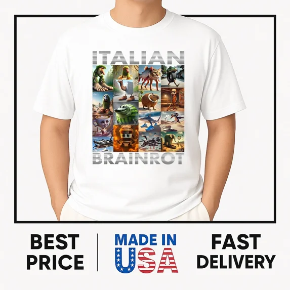 Brainrot Meme Italian Brain Rot Italian Brainrot T-Shirt TRENDING ...