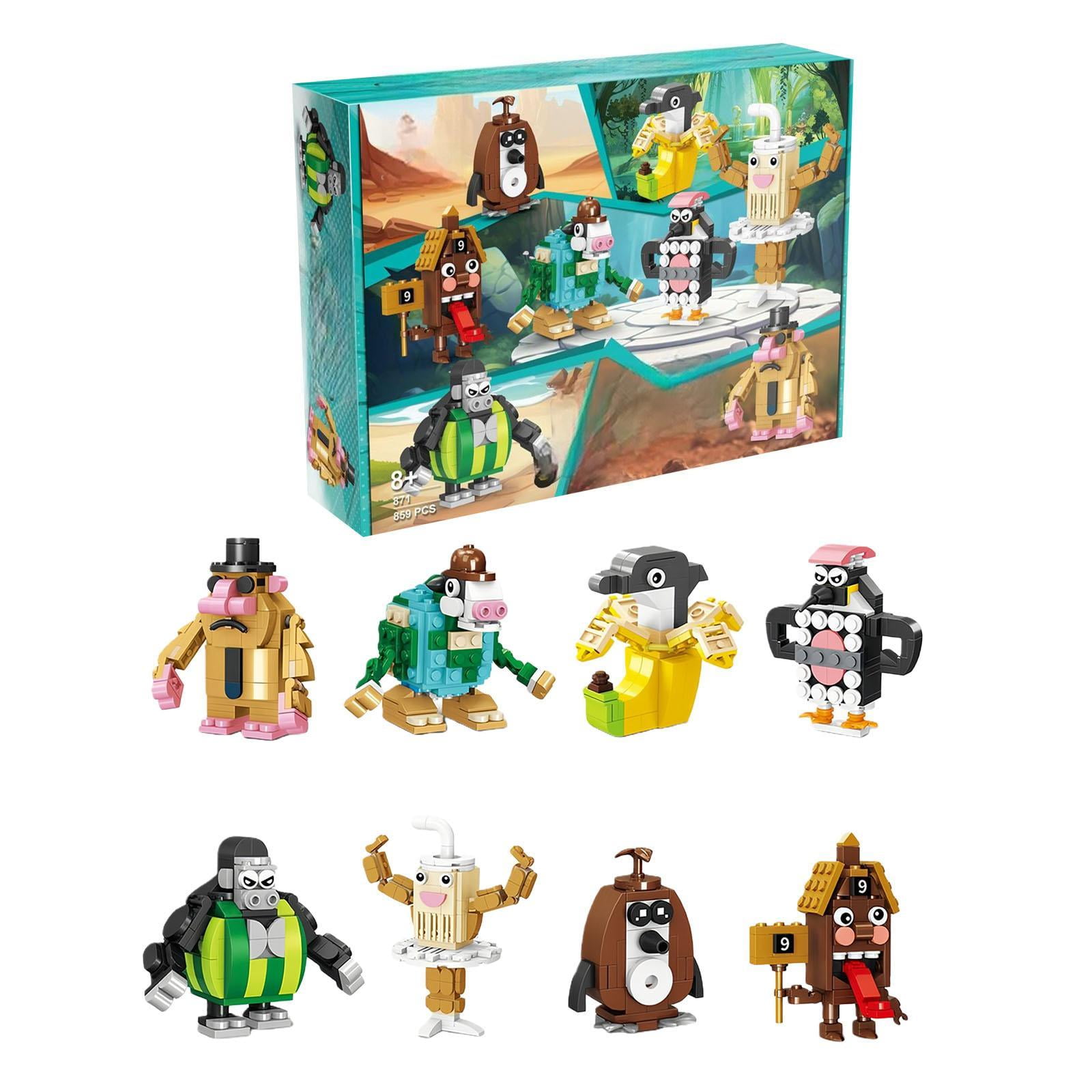 Brainrot Series Building Blocks Set - 8 Piece Brainrot Toys , Creative ...