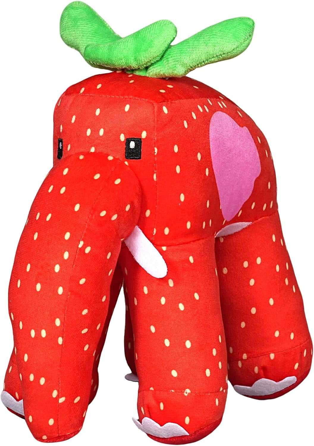 Brainrot Strawberry Elephant Plush, 10-Inch Stuffed Pillow, Collectible ...