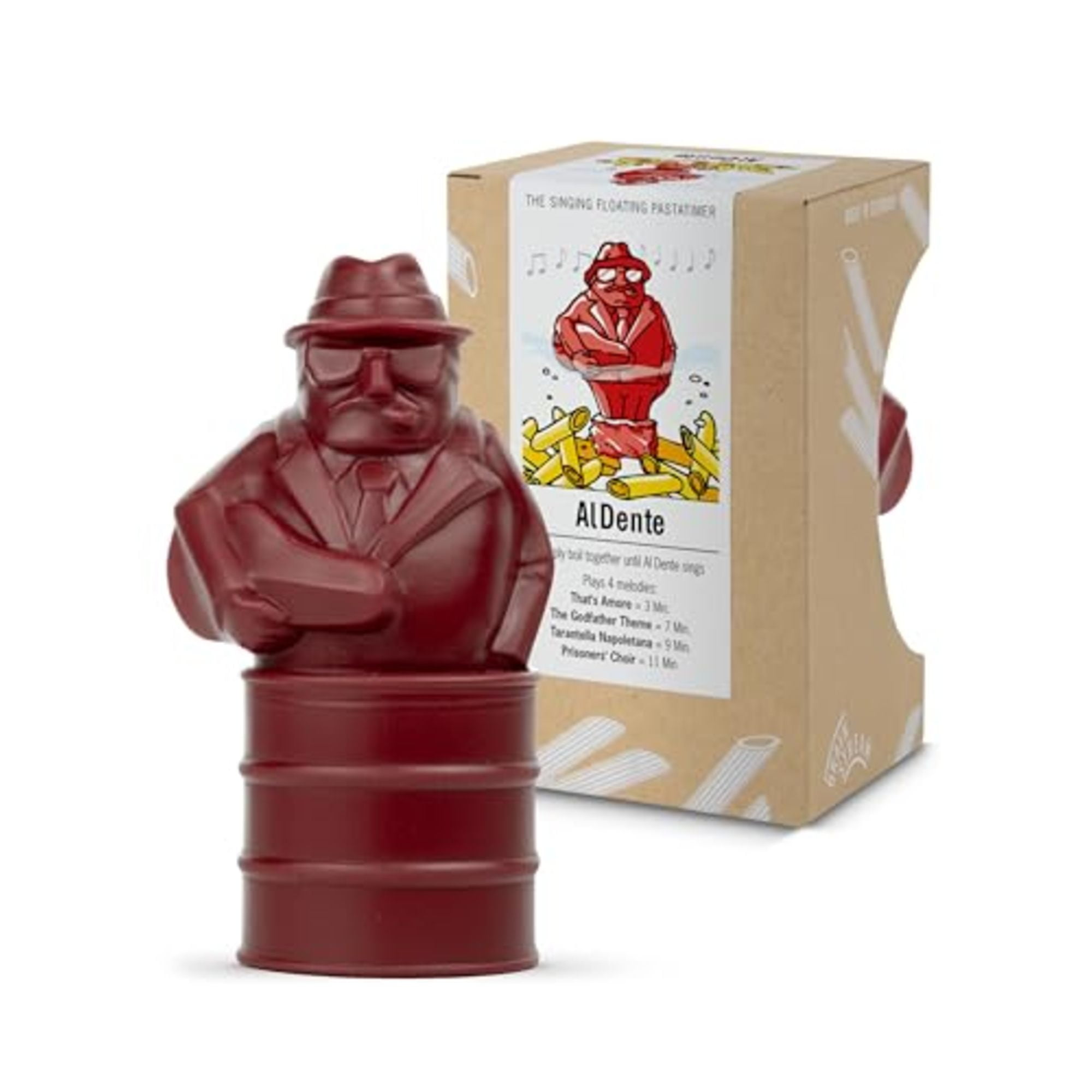 Brainstream Al Dente Red Pasta Timer, Floating, Singing, with Smart ...