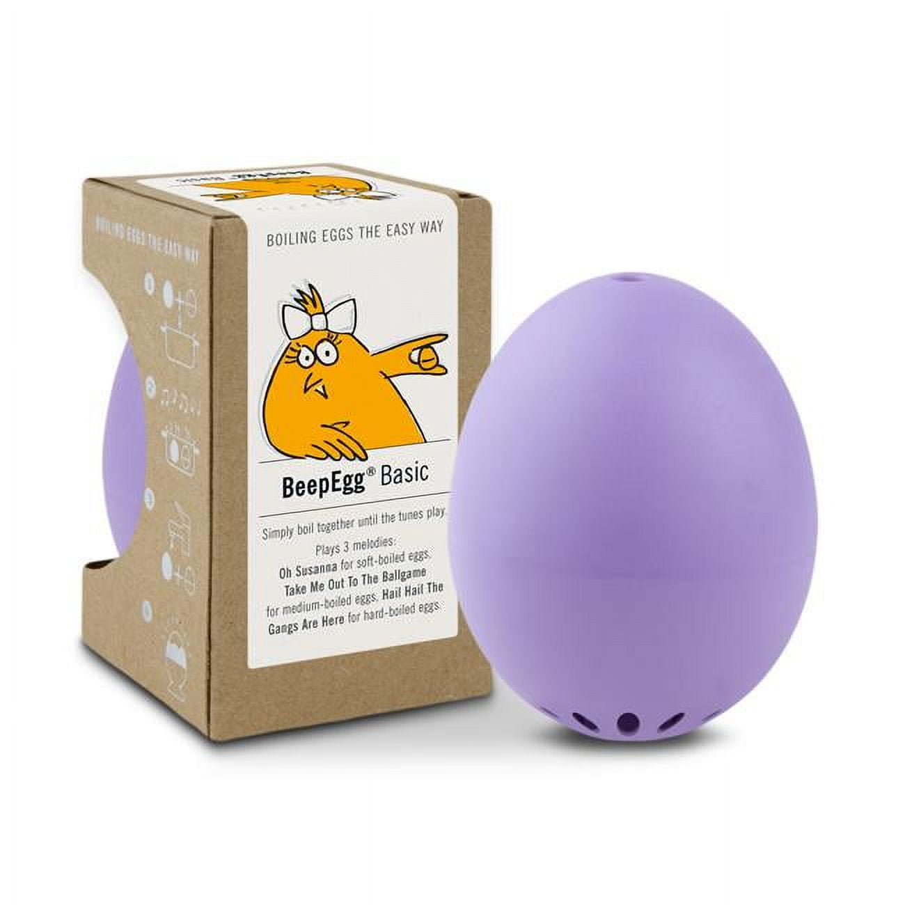 Brainstream BeepEgg Singing and Floating Egg Timer for Boiled Eggs, Purple - Walmart.com