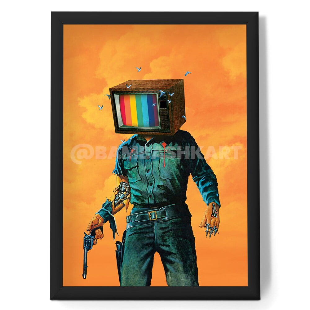 Brainwashed Poster Home Decor, Vintage Art Print, Haging Poster, Cute ...