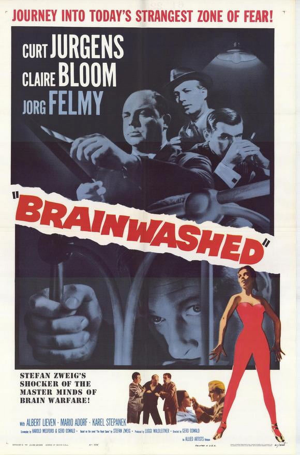 Brainwashed - movie POSTER (Style A) (11" x 17") (1961) - Walmart.com