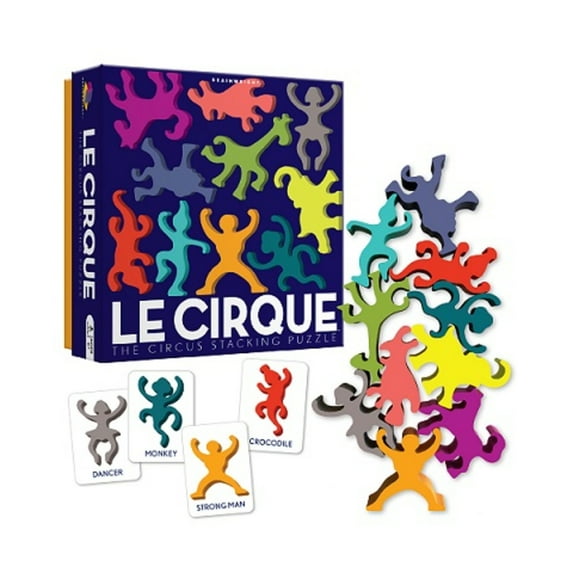 Brainwright Le Cirque, Big Top Stacking Challenge, Wooden Figures ...