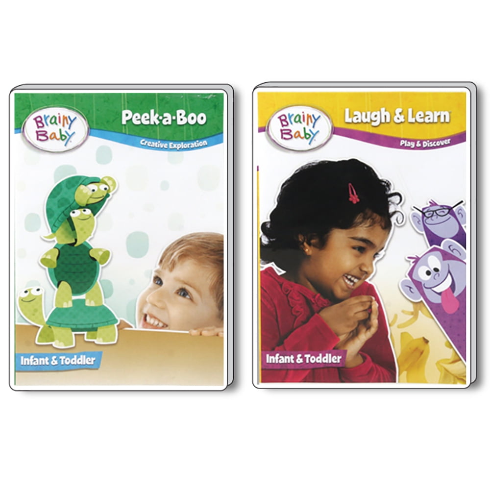 Brainy Baby Peek a Boo and Laugh & Discover: Creative Exploration and ...