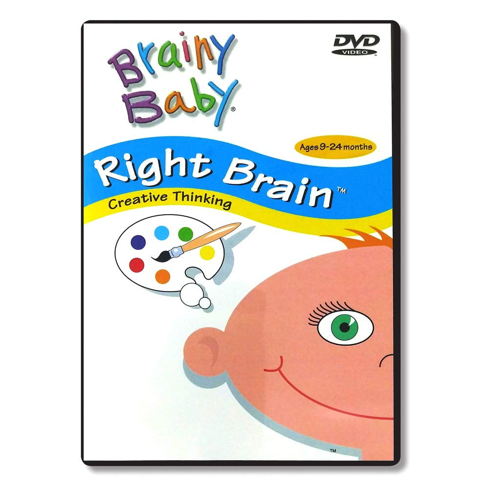 Brainy Baby: Right Brain [Includes "Playful Baby" CD] [DVD] - Walmart.com