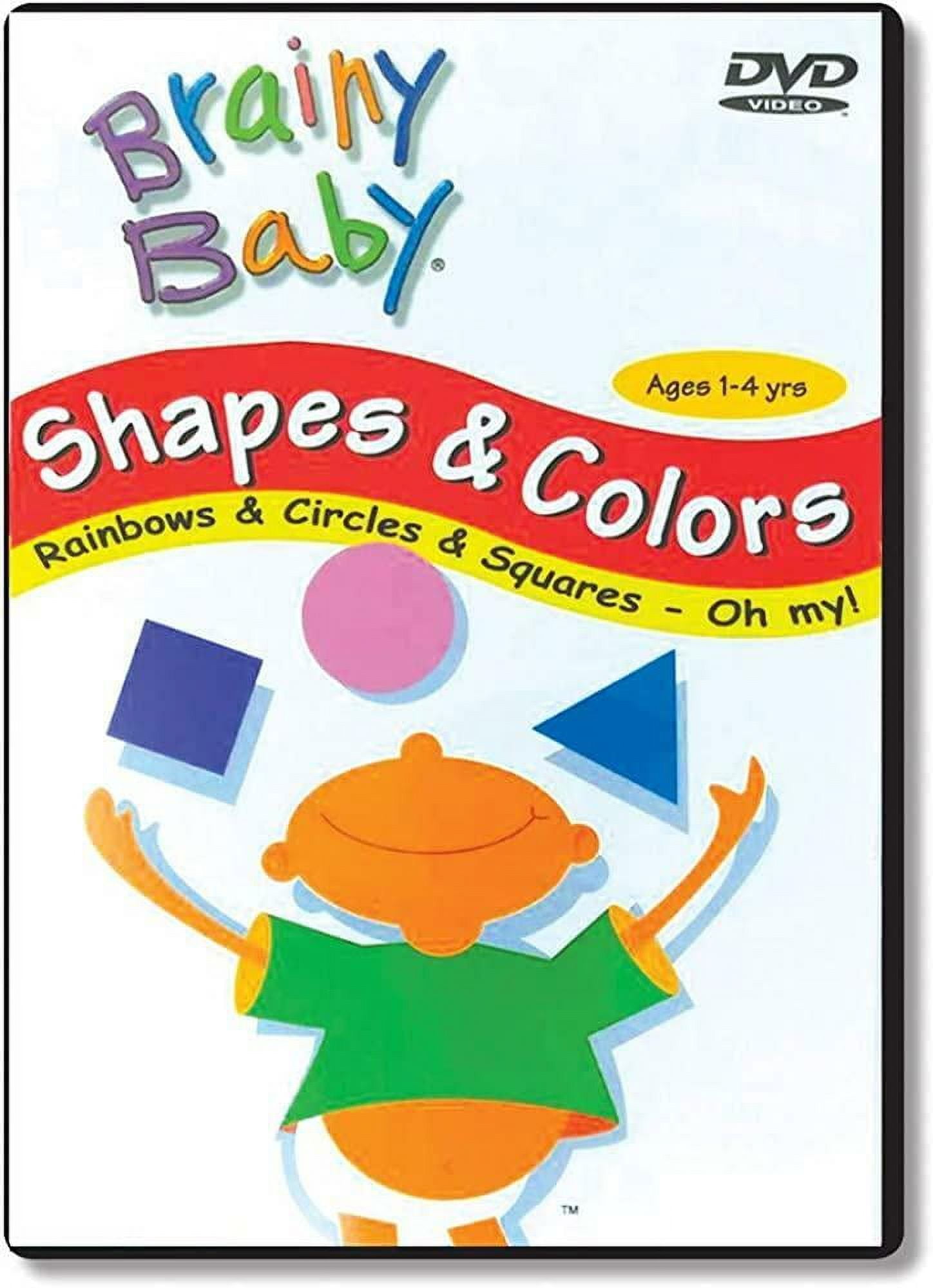 Brainy Baby Shapes & Colors DVD: Rainbows, Circles and Squares Classic ...