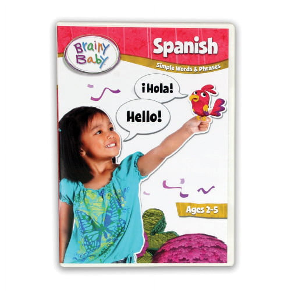 Brainy Baby Educational Spanish Learning DVD for Toddlers: Simple Words ...