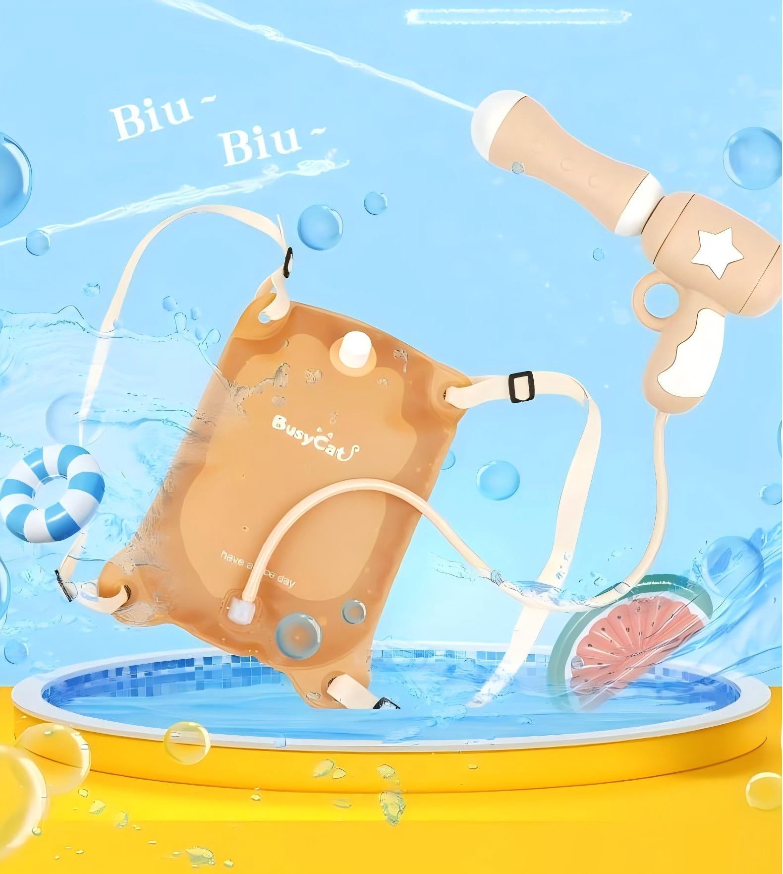Brainybites Toys Savings,Kids Backpack Water Gun Toy, 8M Long Range ...