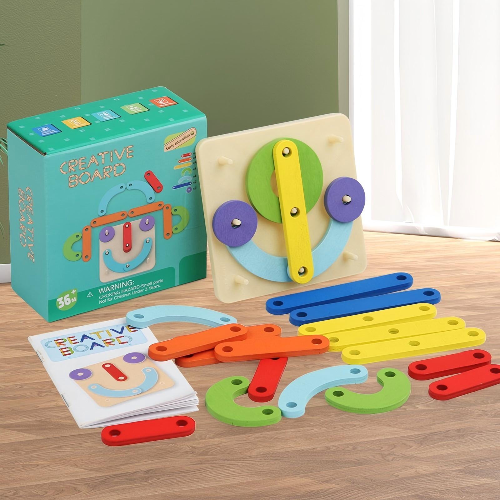 Brainybites Toys Savings,Montessori Wooden Geometric Puzzle with ...