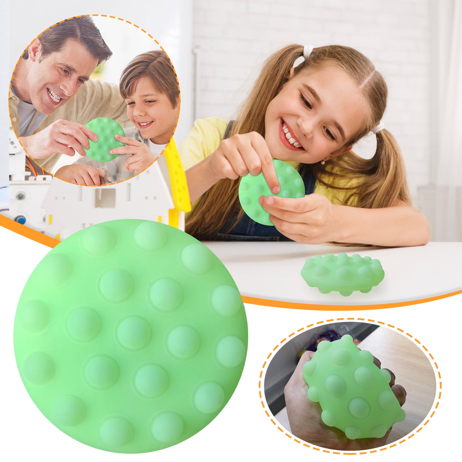 Brainybuger Novelty Toys & Amusements Flash Deals Squishy Fidget Toys Fufu Squishy Super Soft ...