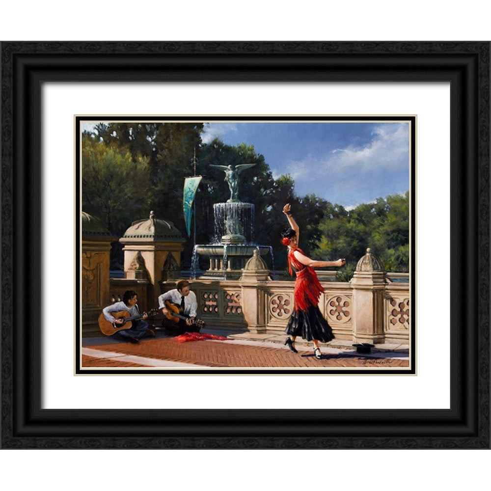 Braithwaite, Bruce 14x11 Black Ornate Wood Framed with Double Matting ...