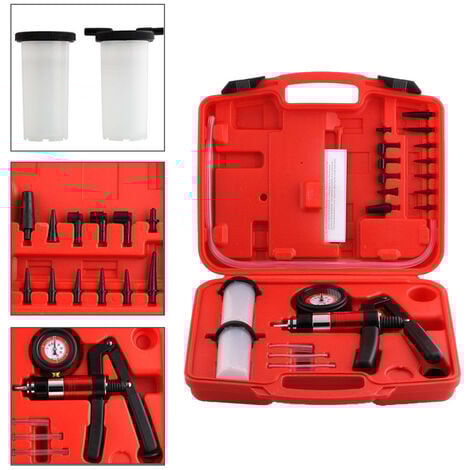 Brake Bleeder Brake Pressure Test Kit Vacuum Gun Vacuum Pump Degassing ...