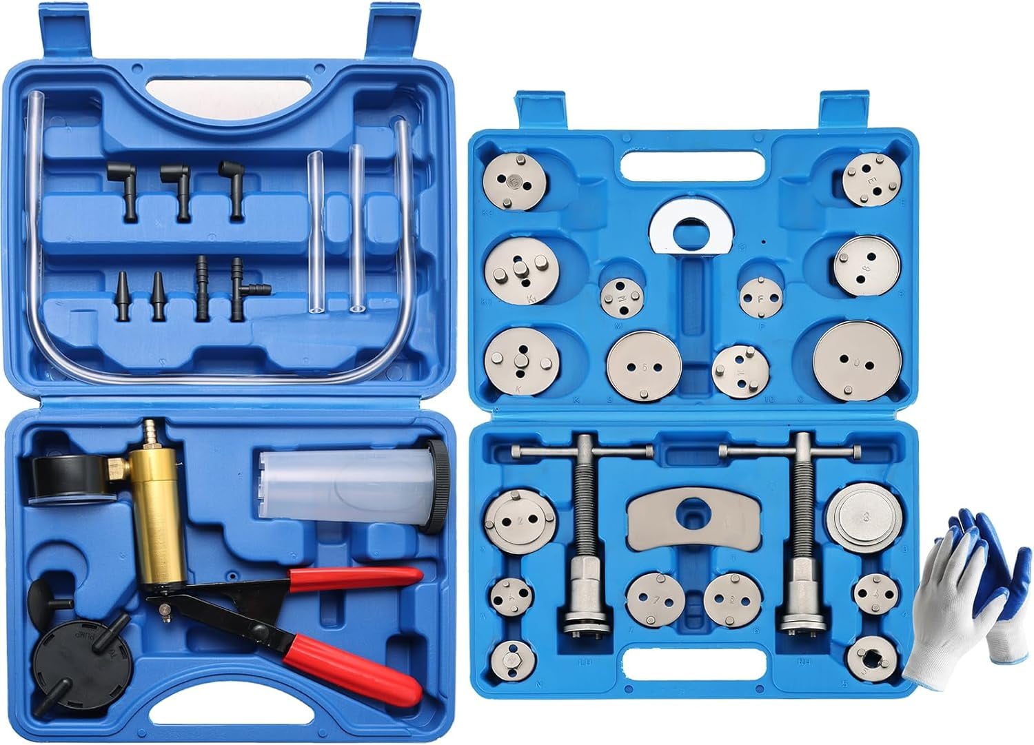 Brake Bleeder and Caliper Tool Kit | Comprehensive 40PCS Set for Brake ...