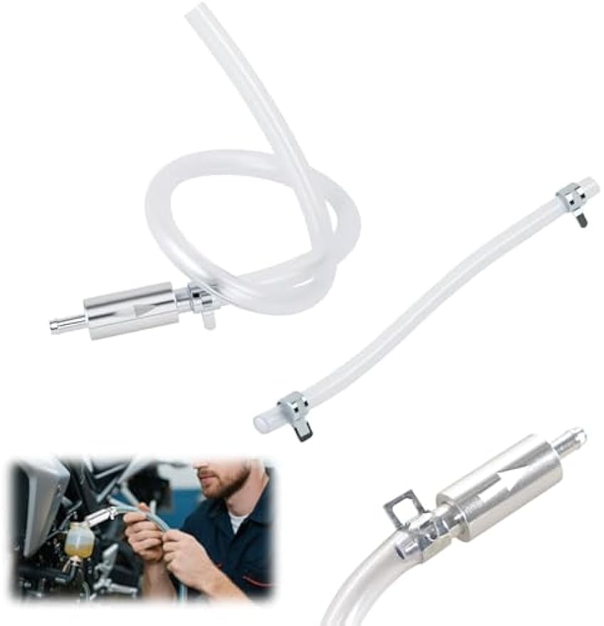 Brake Bleeder Hose, 2025 New One Way Check Valve Tube Bleeding Tool Kit ...