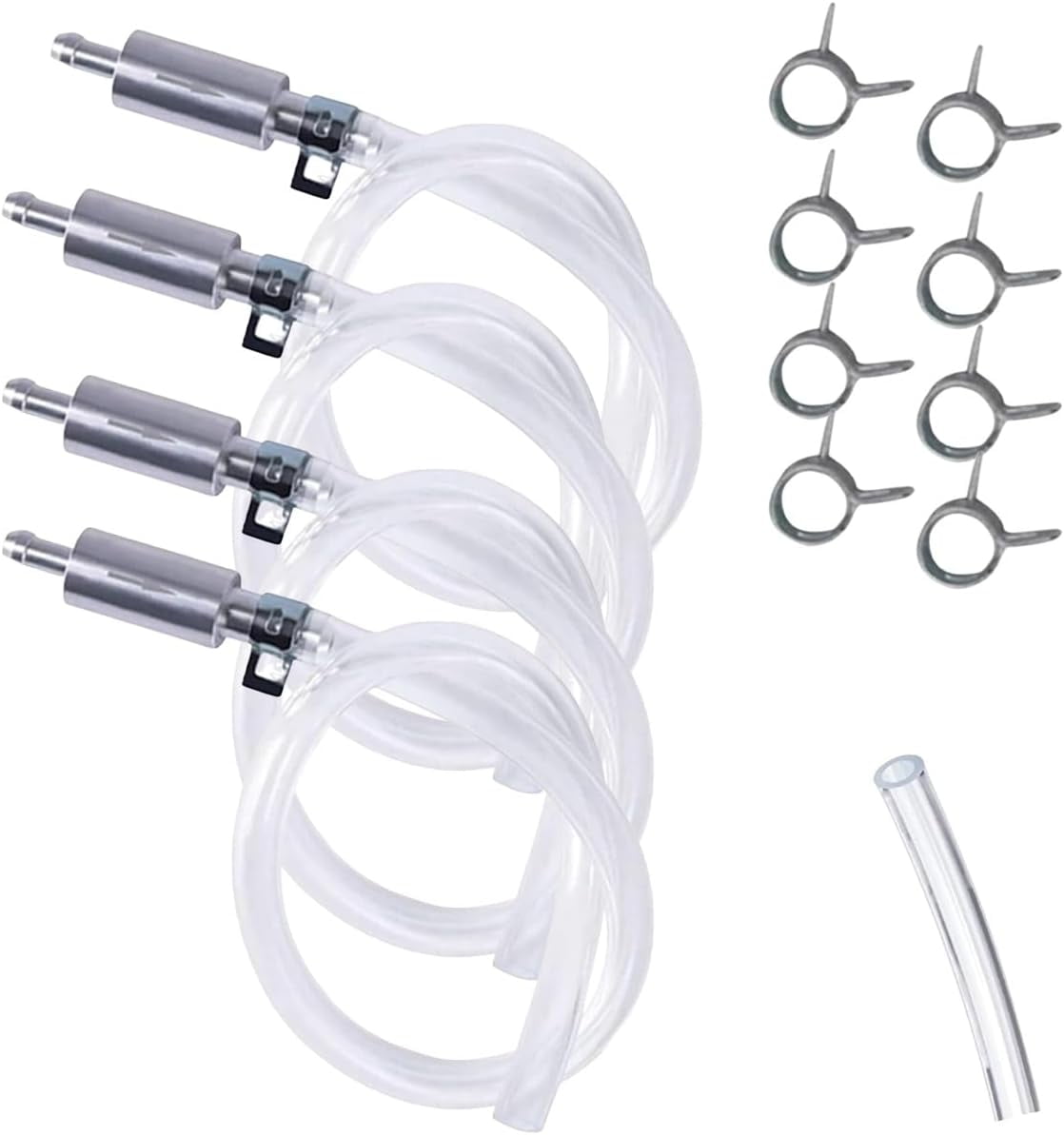 Safeydaddy Motorcycle Brake Bleeder Hose Kit with One-Way Check Valve ...