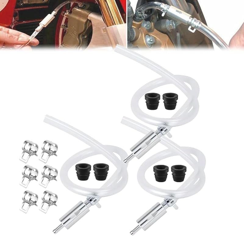 Brake Bleeder Hose - One Way Check Valve Brake Bleeder Kit, Hydraulic ...