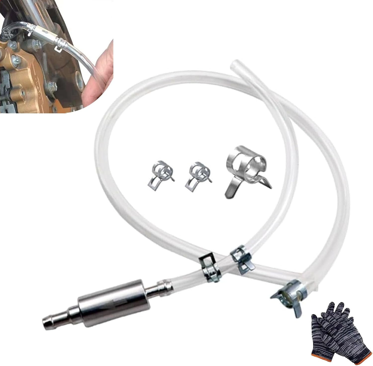 Brake Bleeder Hose One Way Check Valve, One Way Check Valve Tube ...