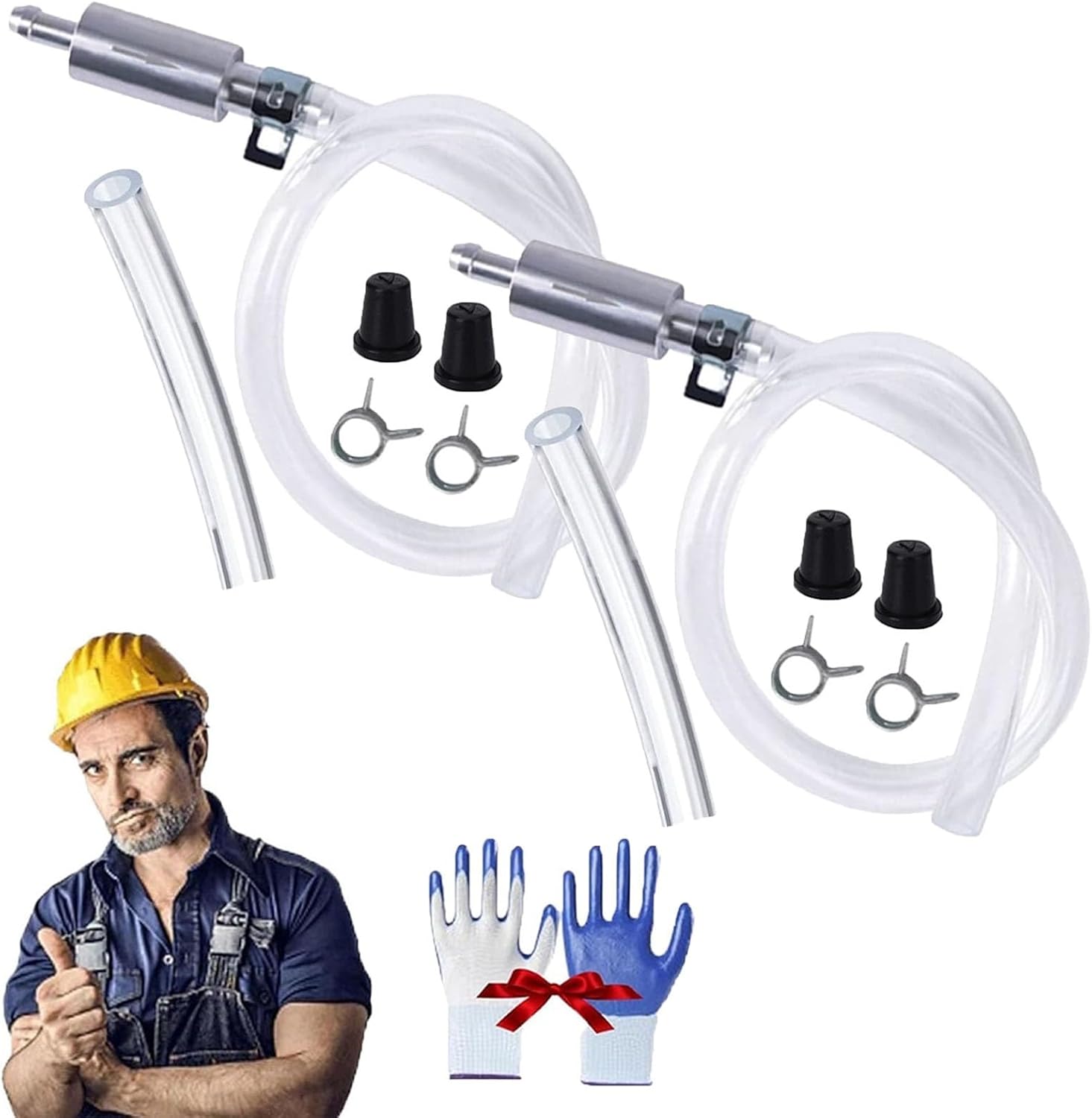 Brake Bleeder Hose - One Way Check Valve Tube Bleeding Tool Kit ...