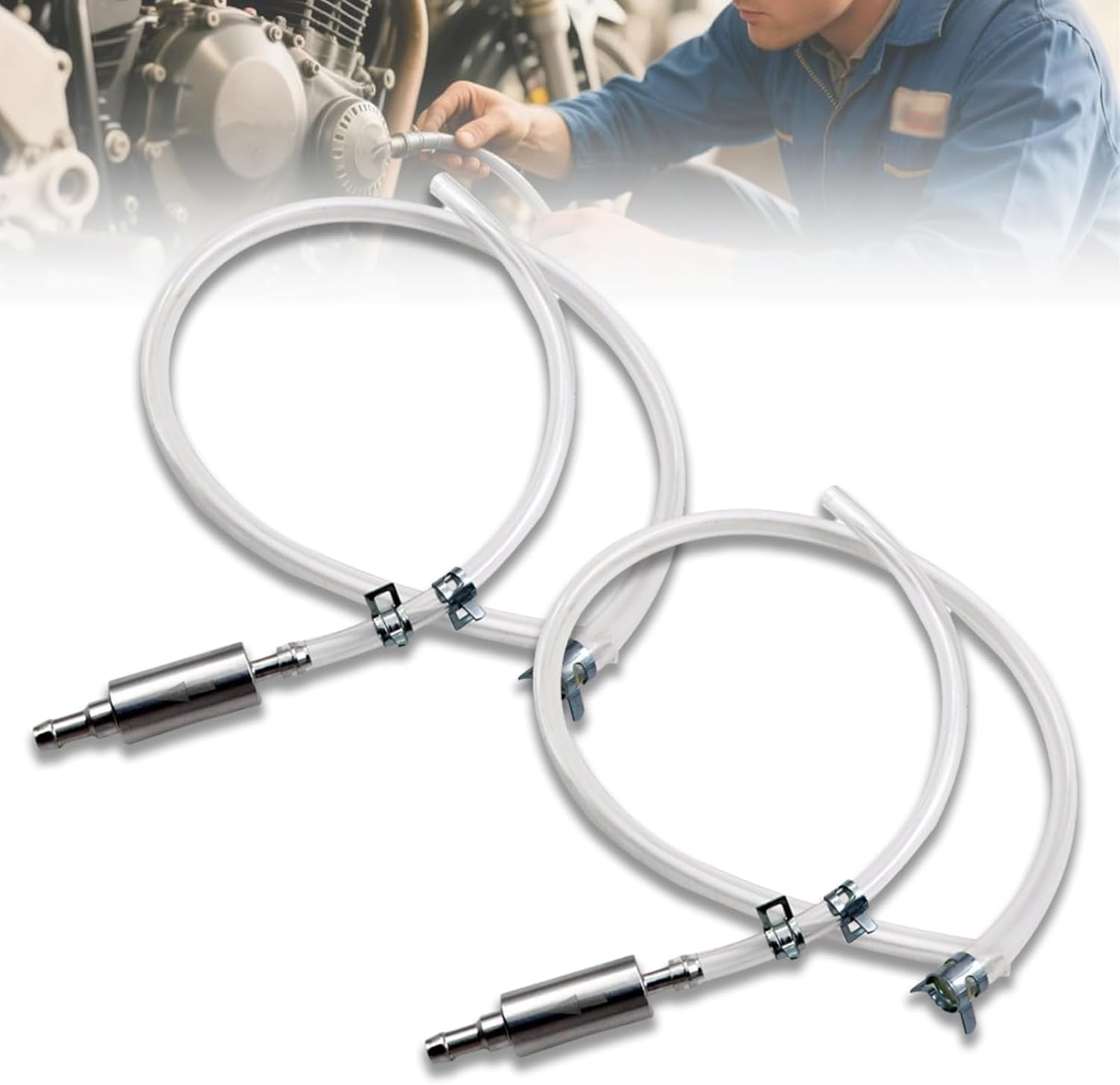 Brake Bleeder Hose-One Way Check Valve Tube Bleeding Tool Kit for Car ...