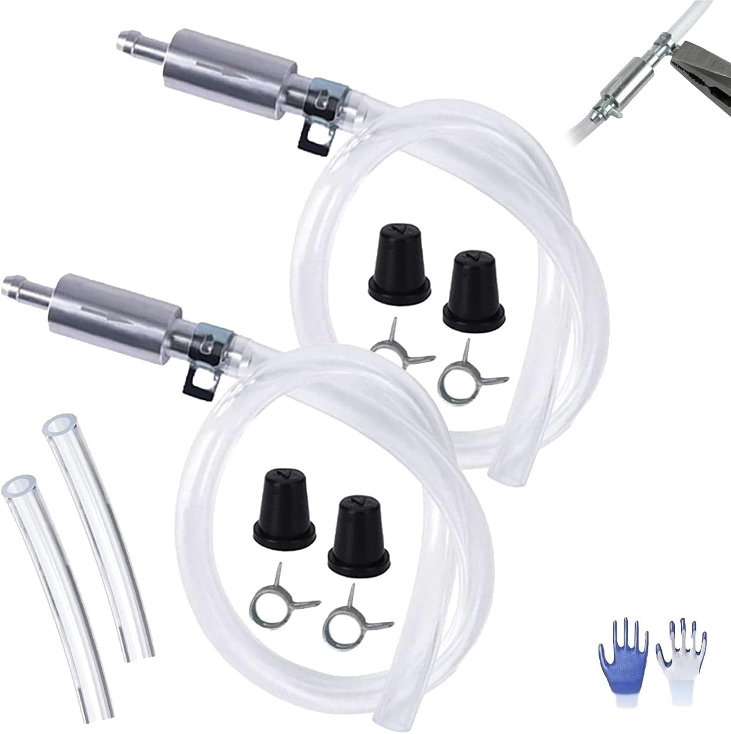 Brake Bleeder Hose - One Way Check Valve Tube Bleeding Tool Kit for Car ...