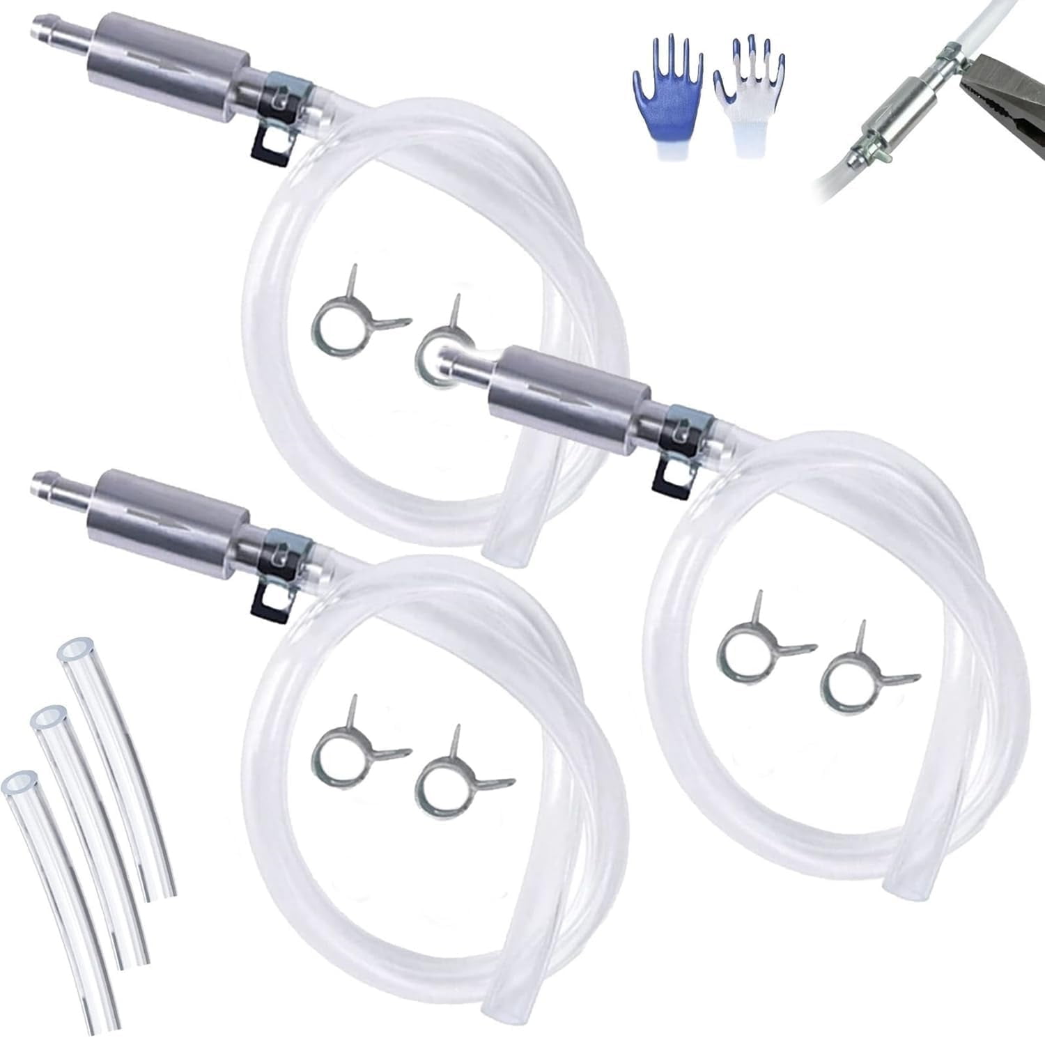 Brake Bleeder Hose - One Way Check Valve Tube Bleeding Tool Kit for Car ...