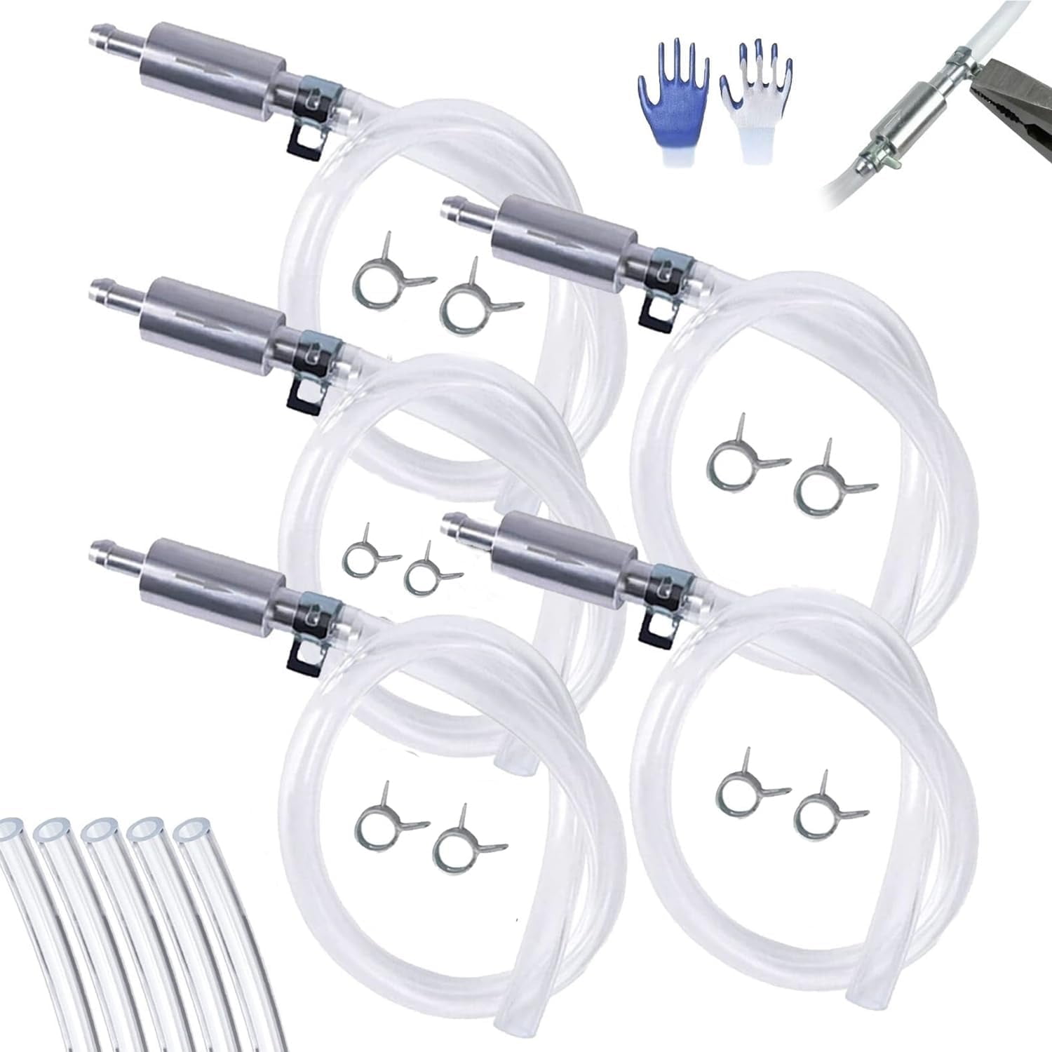 Brake Bleeder Hose - One Way Check Valve Tube Bleeding Tool Kit for Car ...