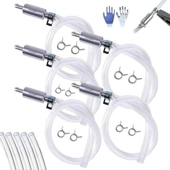 Brake Bleeder Hose - One Way Check Valve Tube Bleeding Tool Kit for ...