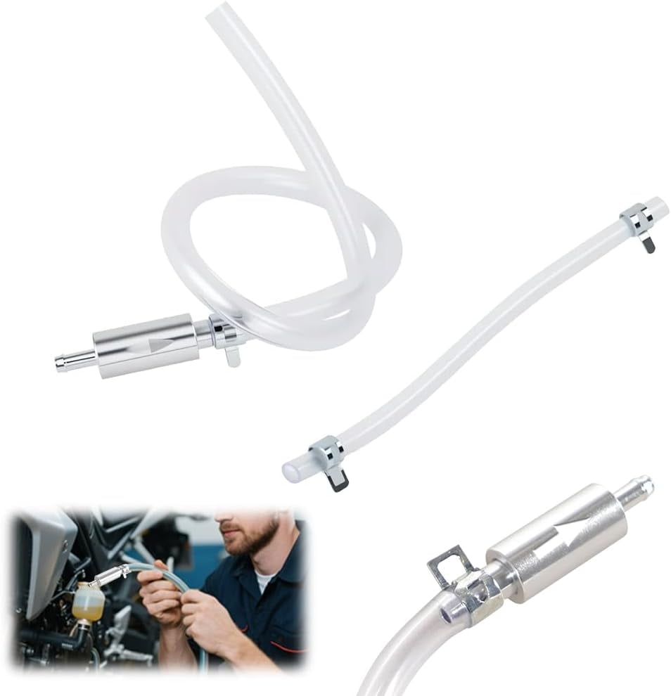 Brake Bleeder Hose,One Way Check Valve Tube Bleeding Tool Kit for Car ...