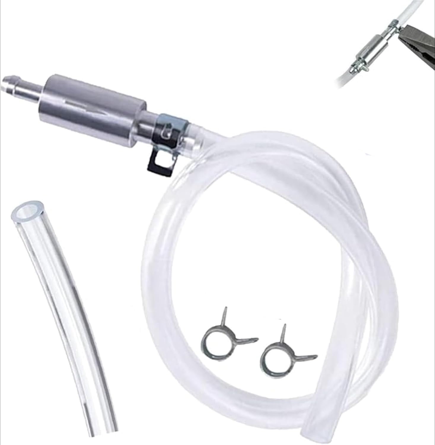 Brake Bleeder Hose, One Way Check Valve Tube Bleeding Tool Kit for Car ...
