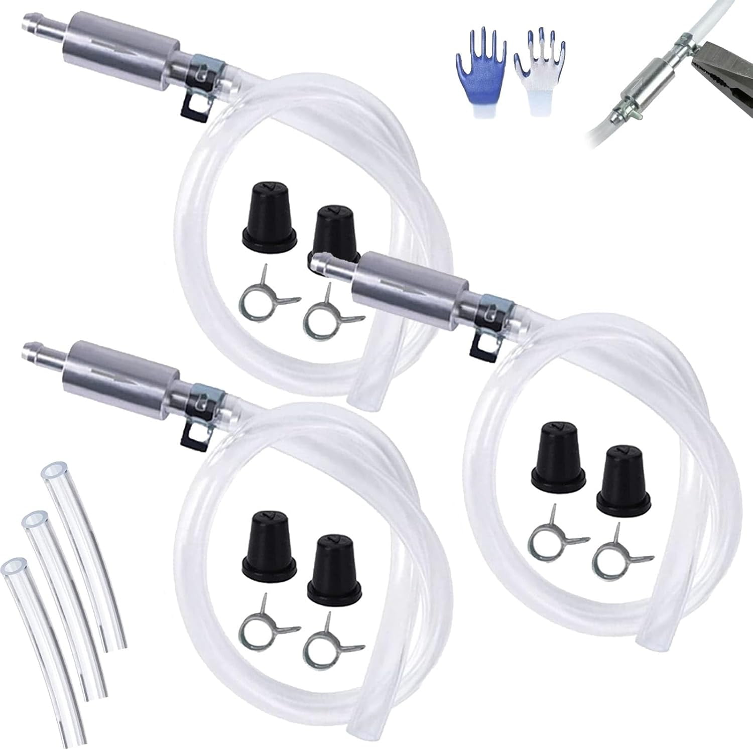 Brake Bleeder Hose One Way Check Valve Tube Bleeding Tool Kit for ...