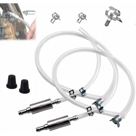 Brake Bleeder Hose- One Way Check Valve Tube Bleeding Tool Kit for ...