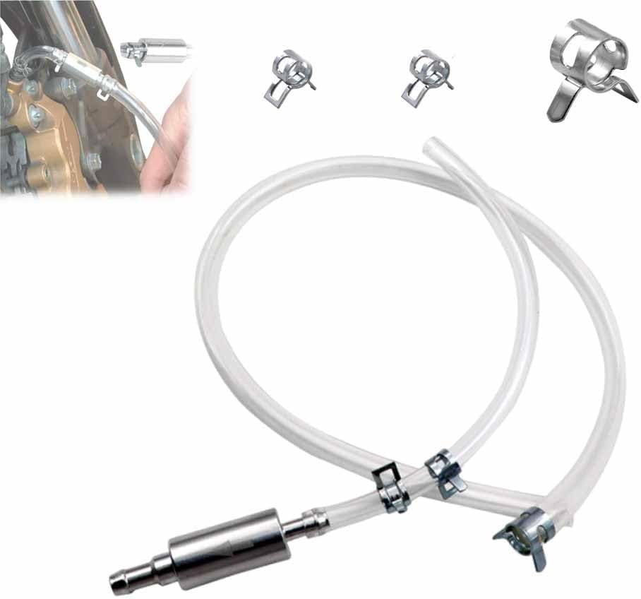 Brake Bleeder Hose- One Way Check Valve Tube Bleeding Tool Kit for ...