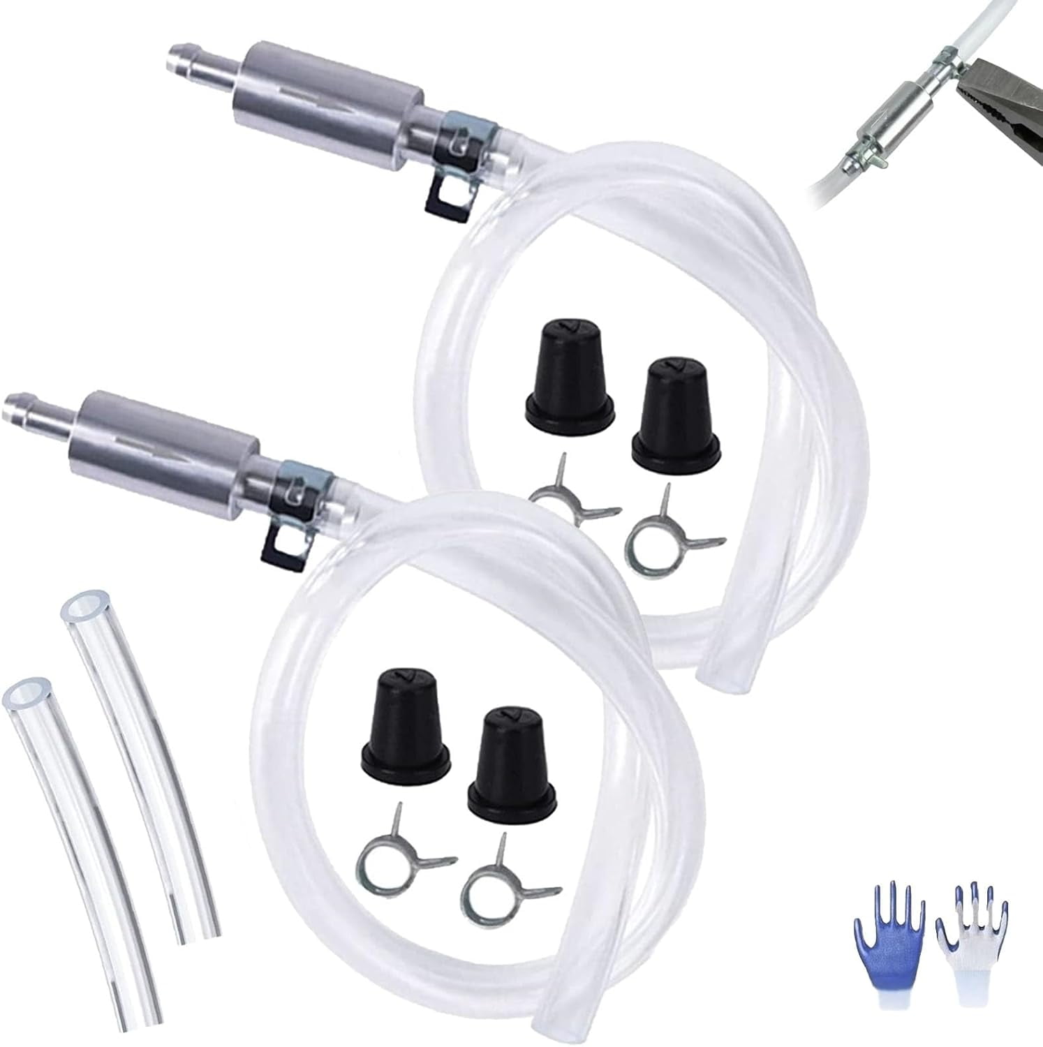 Brake Bleeder Hose - One Way Check Valve Tube Bleeding Tool Kit for ...