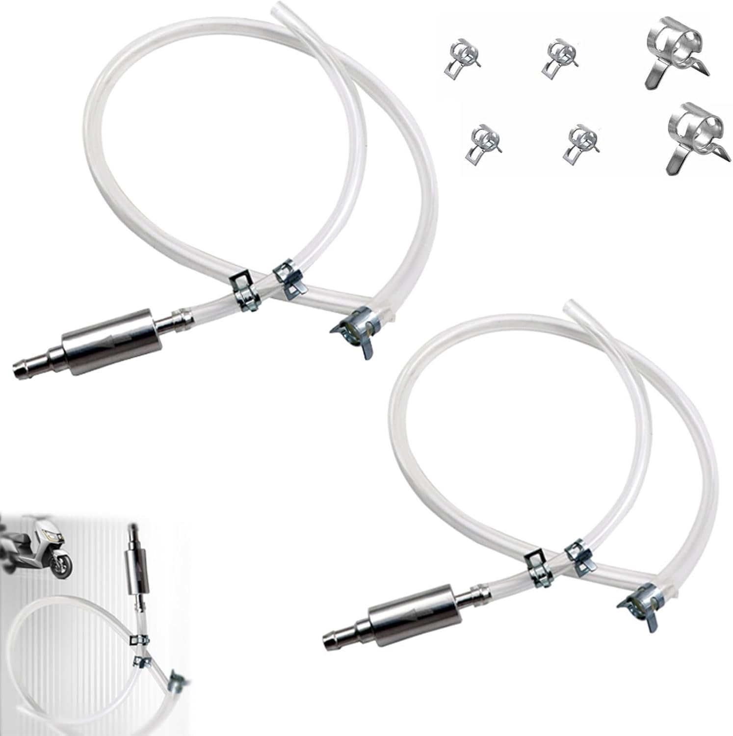 Brake Bleeder Hose with One-Way Check Valve | Universal Tube Bleeding ...