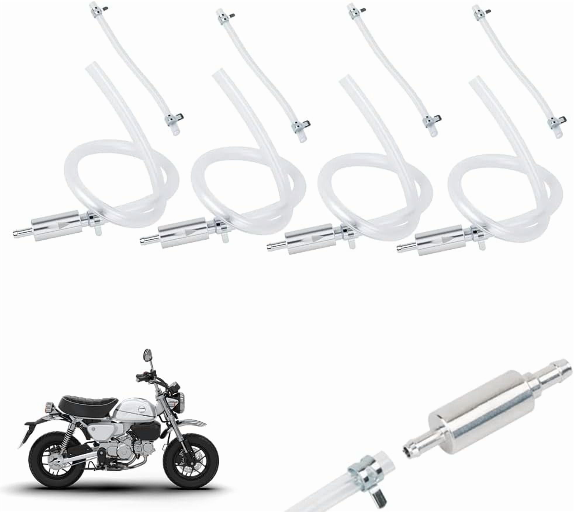 Brake Bleeder Hose Set with One-Way Check Valve, 6mm for Motorcycle and ...