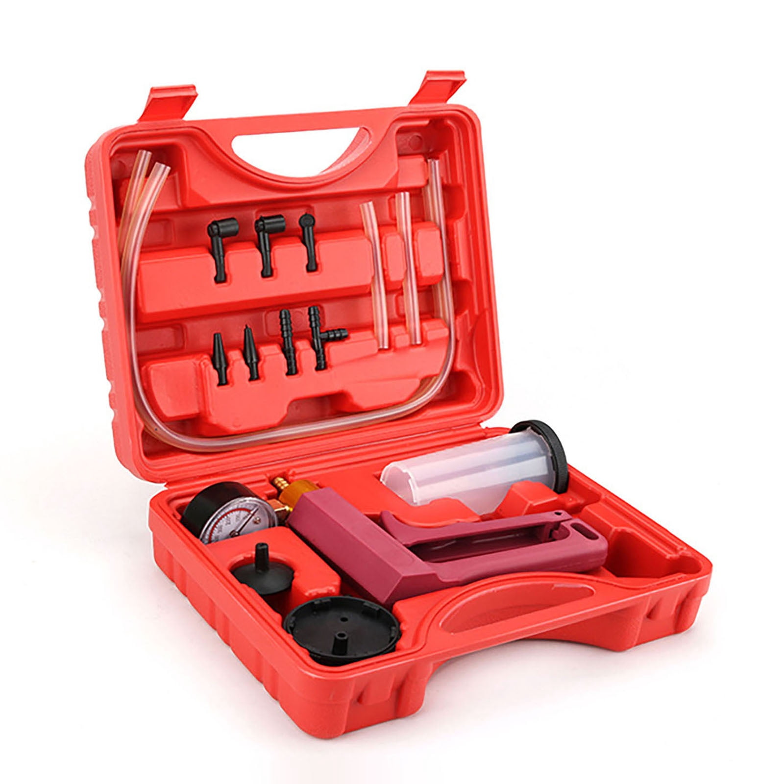 Brake Bleeder Kits with Hand Vacuum Pumps with Gauge Adapter Automotive ...