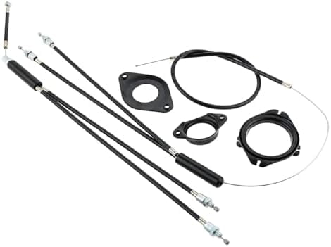 Brake Cables Front + Rear (Upper + Lower) with Spinner Rotor Full Kit ...