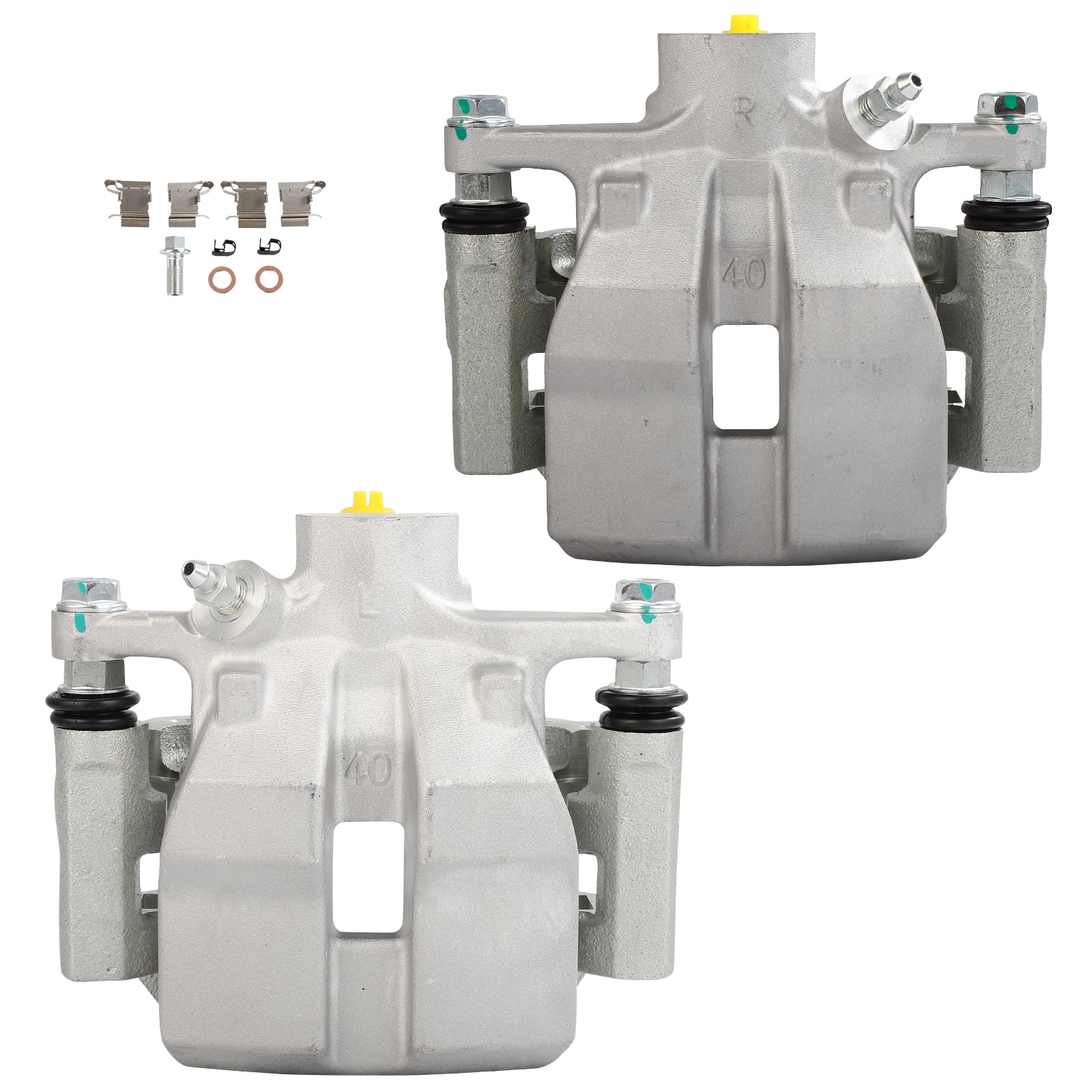 Brake Calipers 2PCS ECCPP Rear 19B7081 19B7080 compatible for 2010-2015 ...